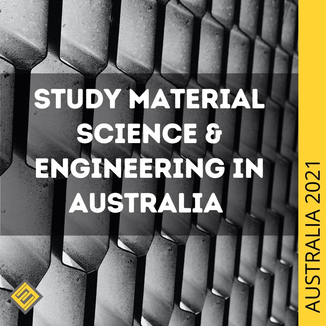 Study Material Science & Engineering in Australia - Excel Education ...