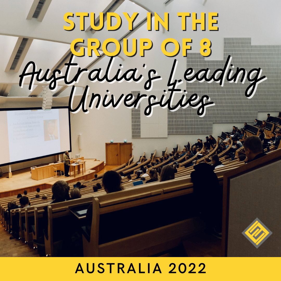 Study In Australia's Group of Eight (Go8) Universities - Excel ...