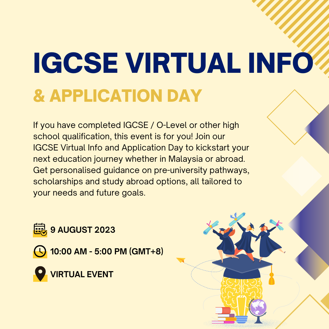 IGCSE Virtual Info and Application Day