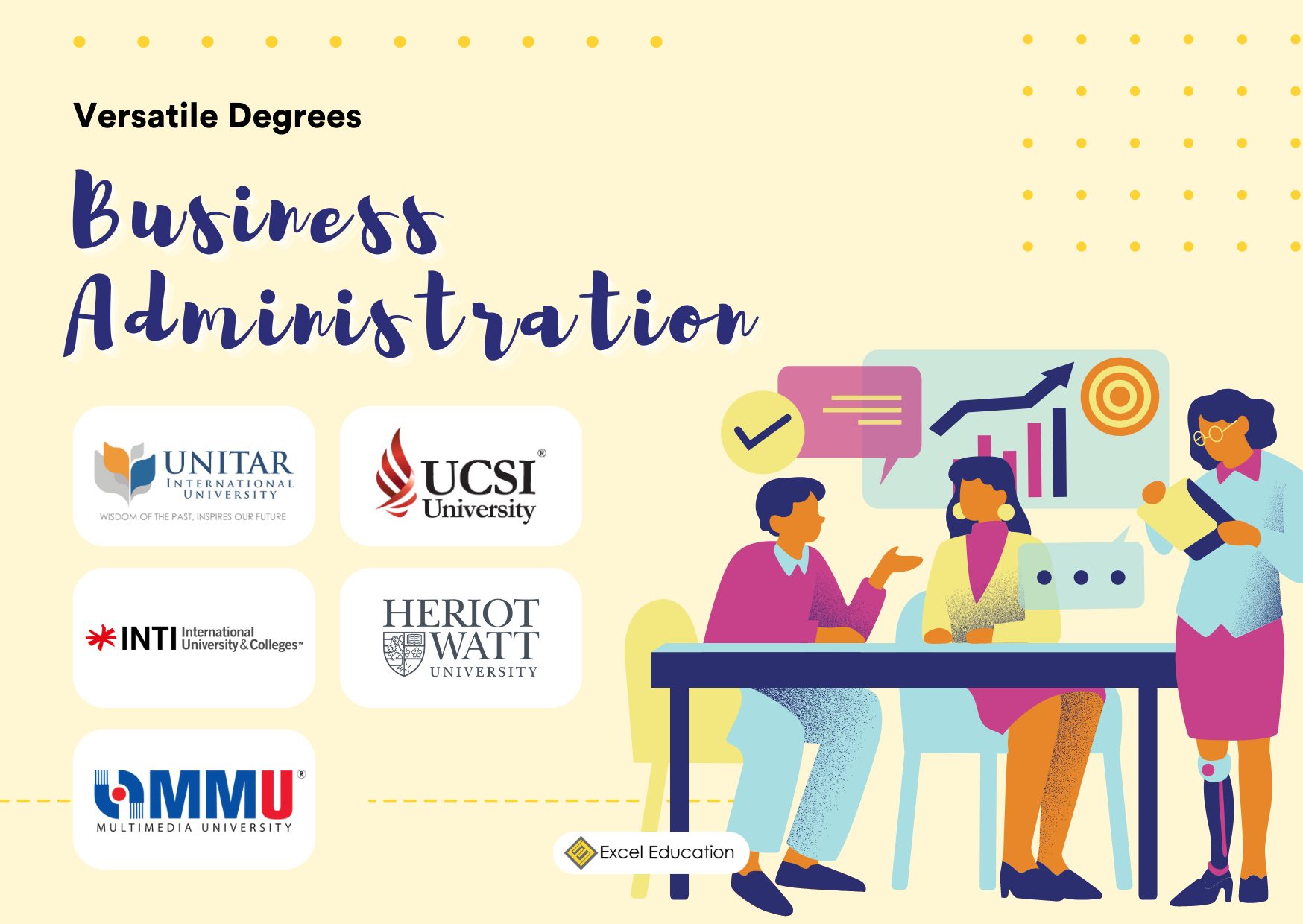 Most Versatile Degrees - Excel Education | Study in Australia, Malaysia ...